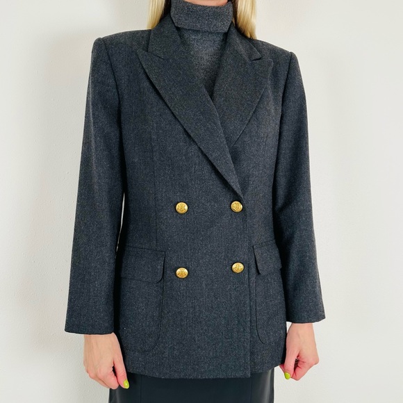 Talbots | Jackets & Coats | Vintage Talbots Double Breasted 0 Wool ...